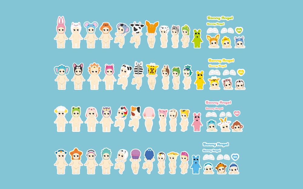 Sonny Angel STICKER PACK Series 1 | Sonny Angel Store Hong Kong